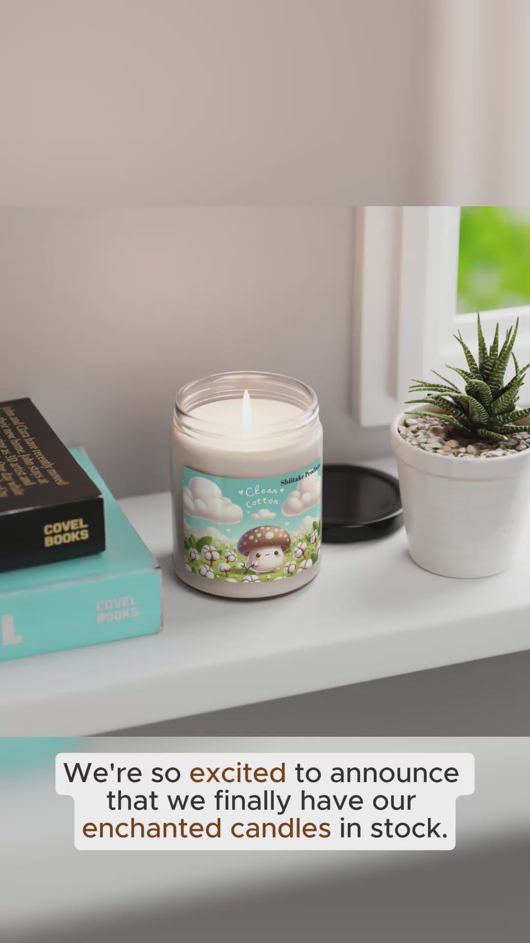 Enchanted Collection Soy Candles - 9oz Aromatic Natural Wax Candles ...